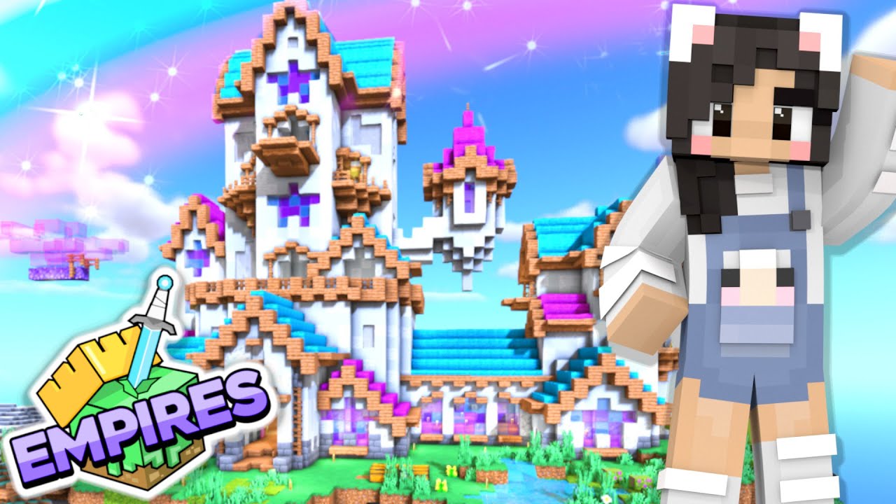 💙Building My Magical MEGA BASE! Empires SMP Ep.23 [Minecraft 1.17 ...