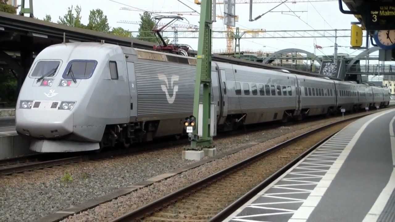 X2, Lund Central station - Tåg / Train - YouTube
