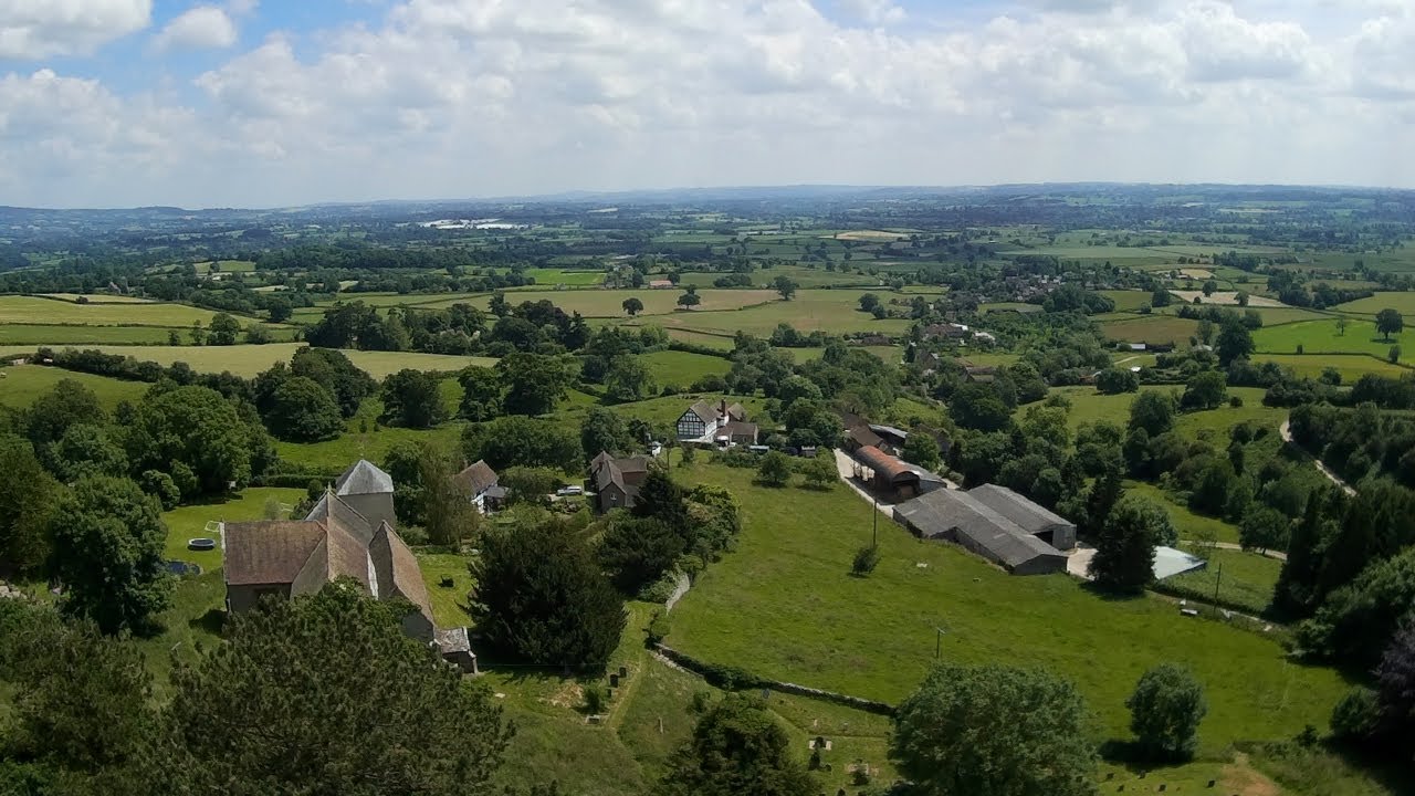 Richards Castle quadcopter tour - YouTube