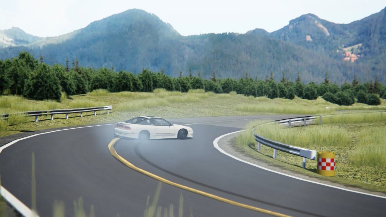 Assetto Corsa 240SX RB25 @ Drift Playground - YouTube