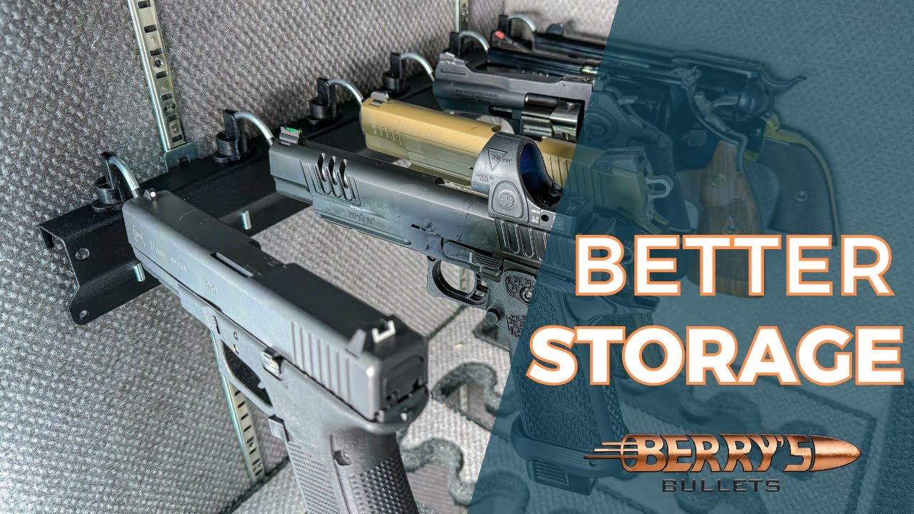 A Better Way to Store Your Pistols: Berry’s Pistol Rack System ...