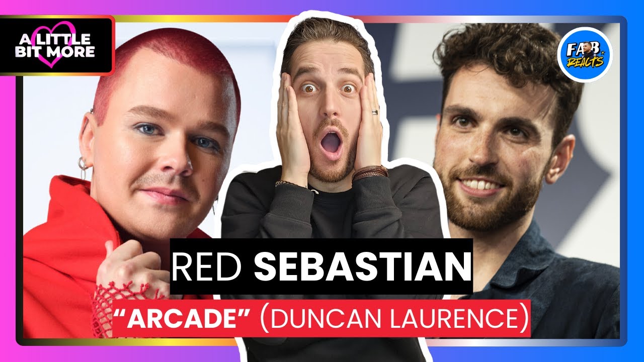 Red Sebastian - "Arcade" (Duncan Laurence Cover) | BELGIUM 🇧🇪 ESC 2025 | REACT 🎶😍 # ...