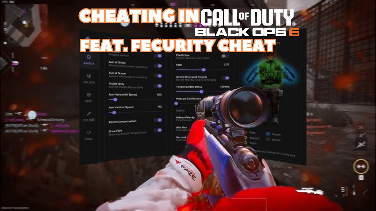 CHEATING IN #callofduty #blackops6 FEAT.FECURITY CHEATS (Link in the ...