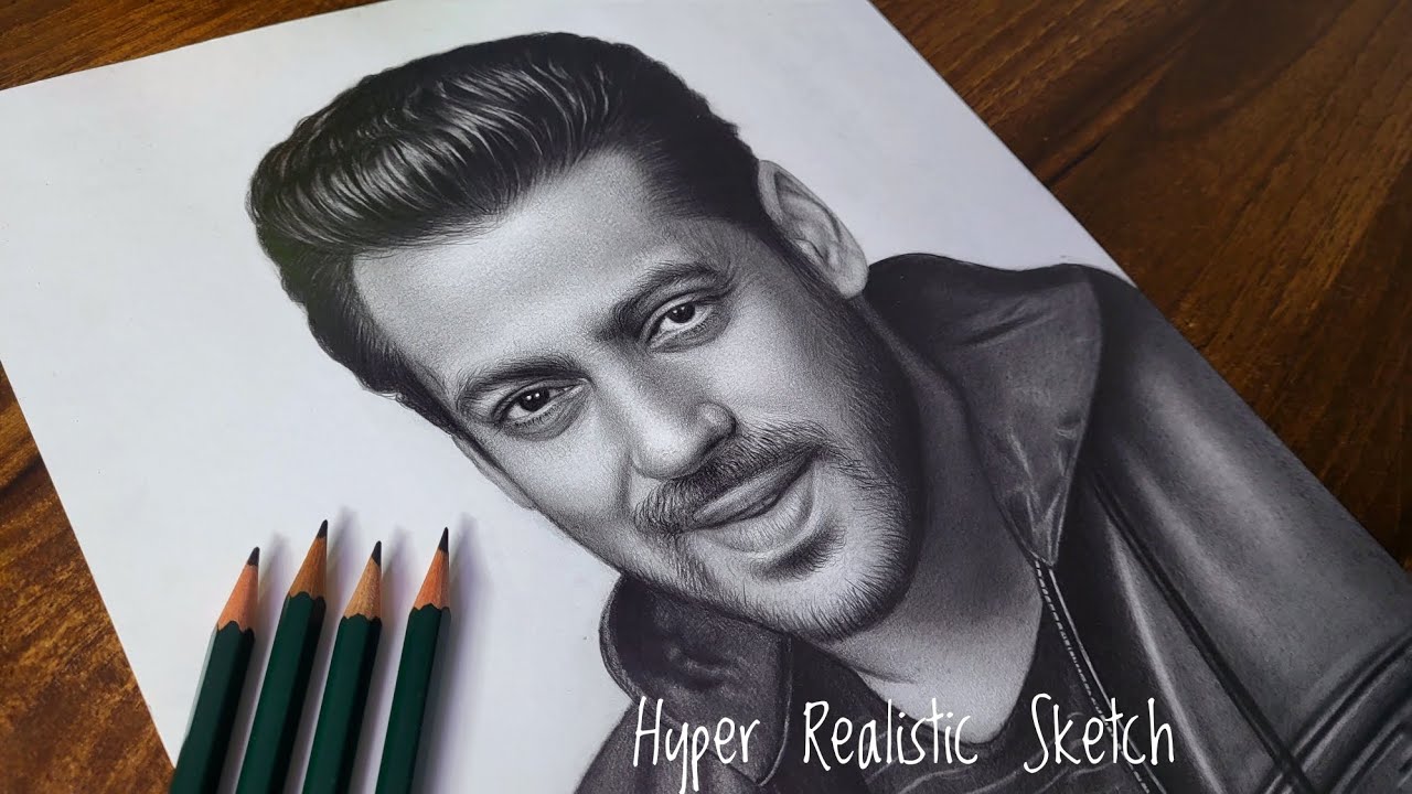 Hyper Realistic Pencil Sketch For Salman Khan | By HarshGuru_Arts ...