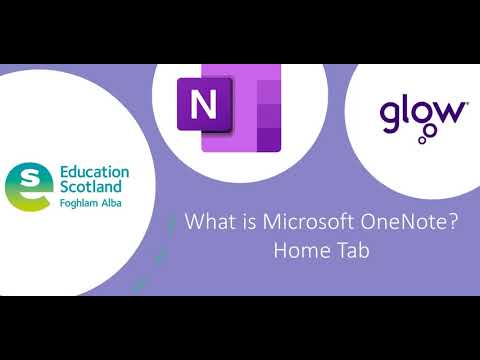What is Microsoft OneNote? Home Tab - YouTube