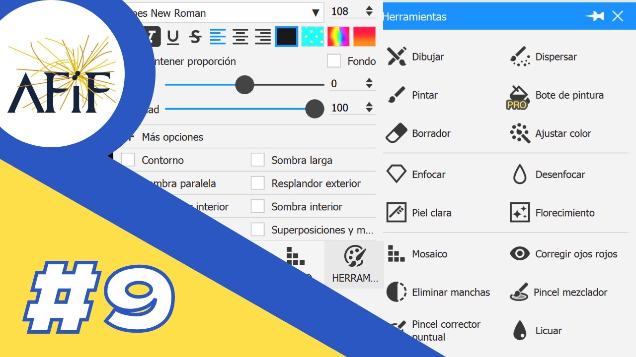 Textos, Stickers, Figuras y sus Configuraciones en PhotoScape X - YouTube