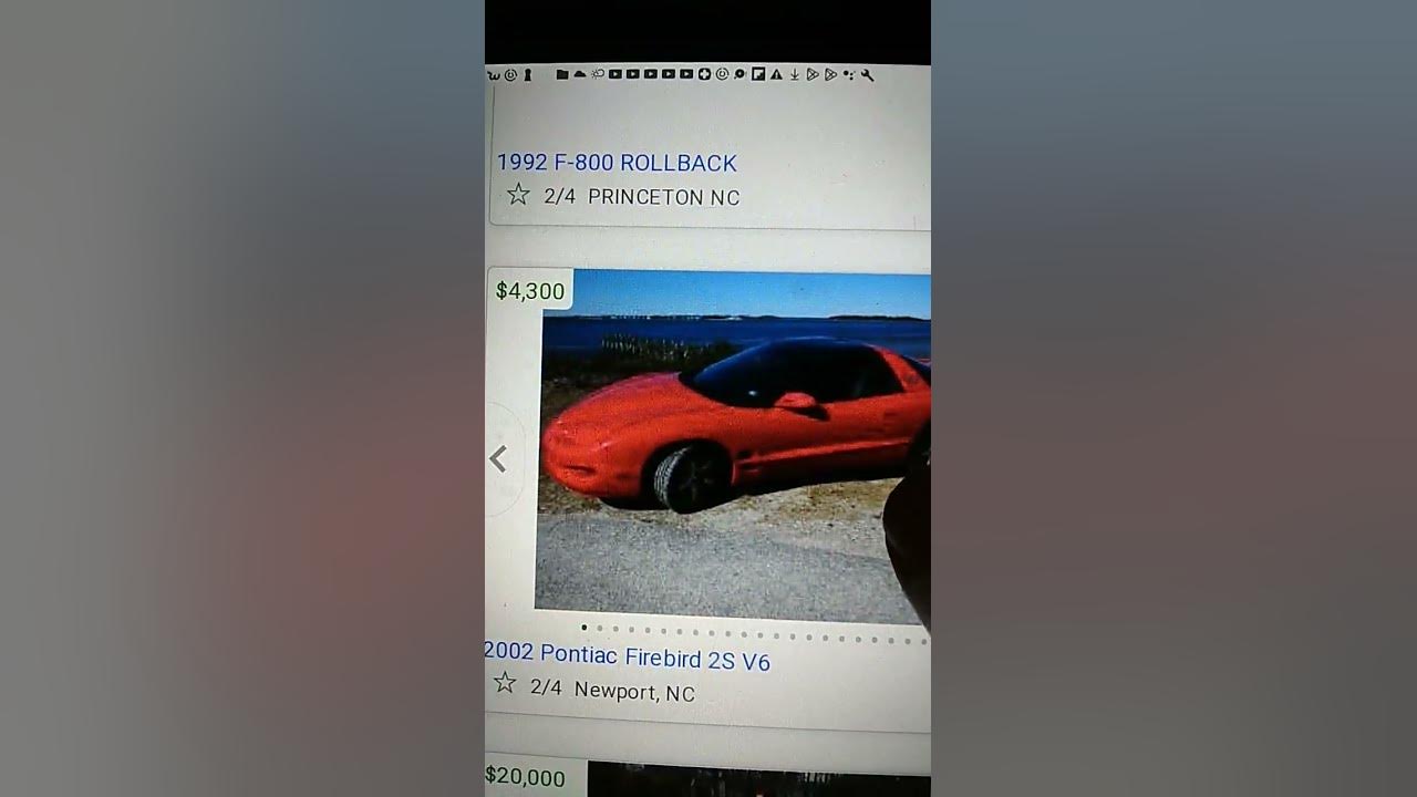 2002 pontiac firebird 2s v6 4,300 great 👍deal - YouTube