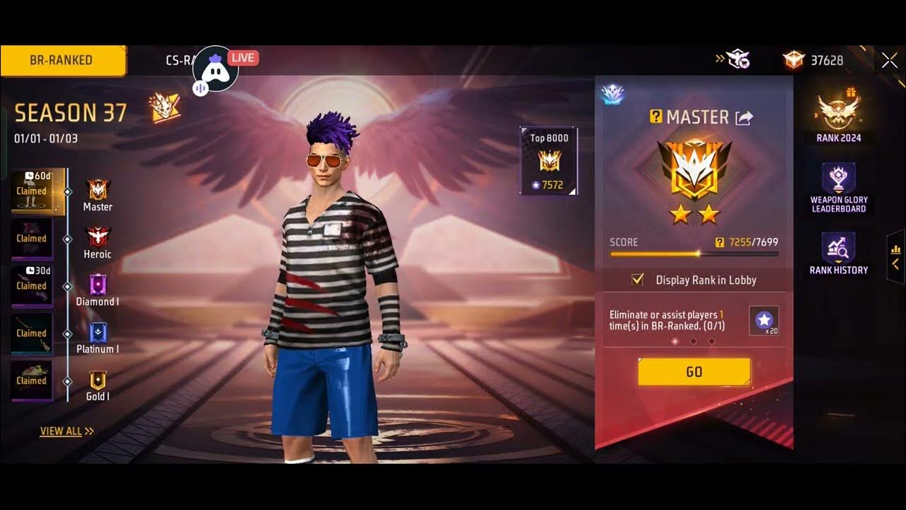 RANK PUSH WITH TEAMCODE. FF LIVE. LIVE FF. FREE FIRE LIVE. GARENA FREE FIRE. BR RANK PUSH LIVE ...