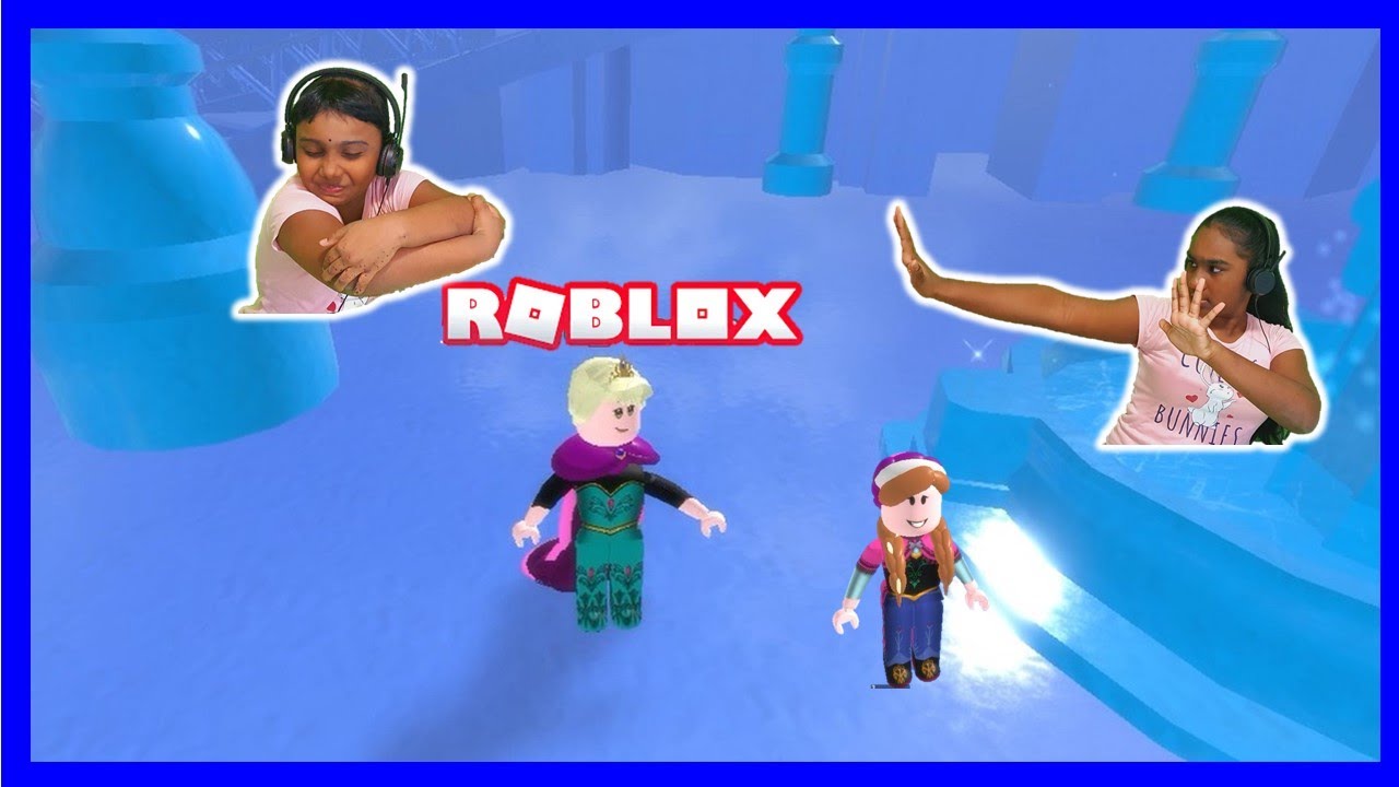 Crystal Ice Castle In Frozen 2 Elsas Ice Castle Roblox Youtube