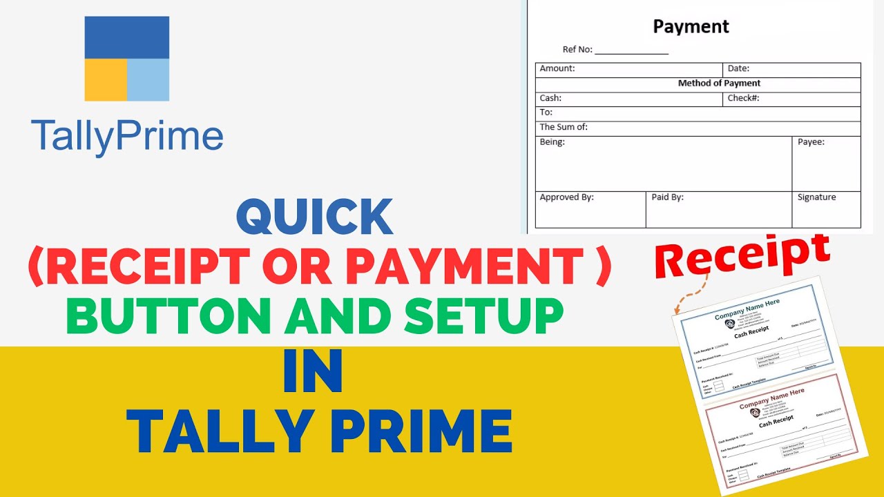 Quick (Receipt or Payment ) Button and setup for Fertilizer Pesticide ...