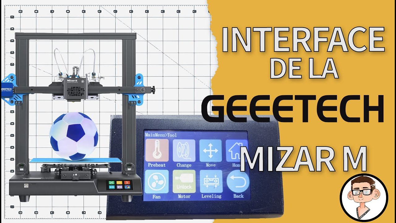 Interface de la Geeetech Mizar M - YouTube