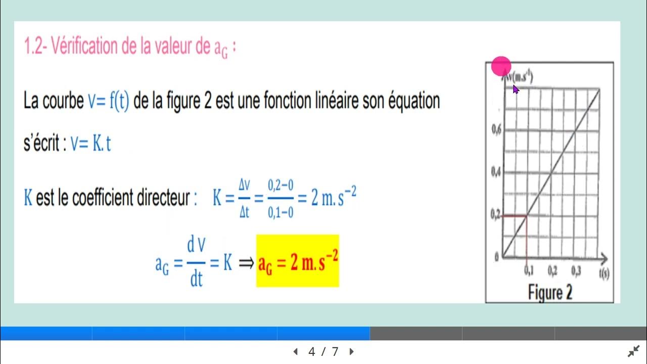 Etude du mouvement d’un solide sur un plan horizontal,lois de newton - YouTube