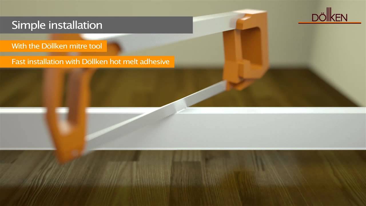 Montage video van de Döllken Cubu flex life plinten - YouTube