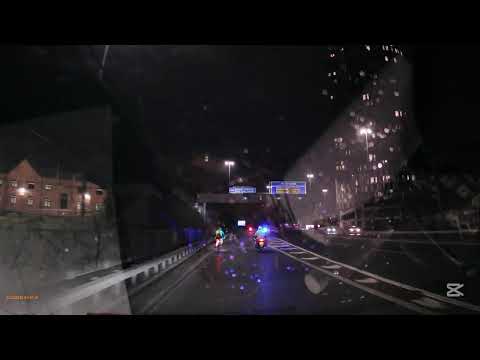 Police Rolling Road Block - YouTube