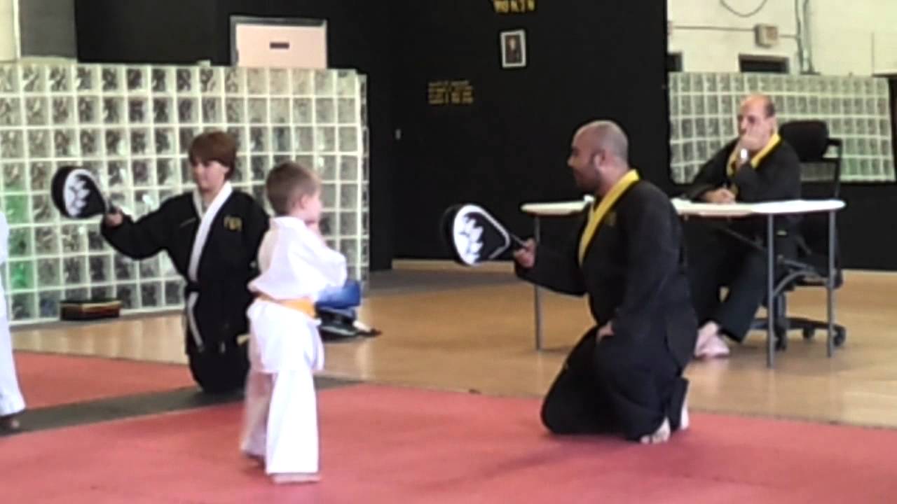 Connor at Karate practice - YouTube