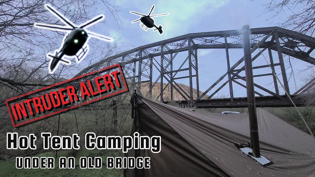 Hot Tent Camping Under an Old Bridge - Arizona Overlanding - OneTigris ...