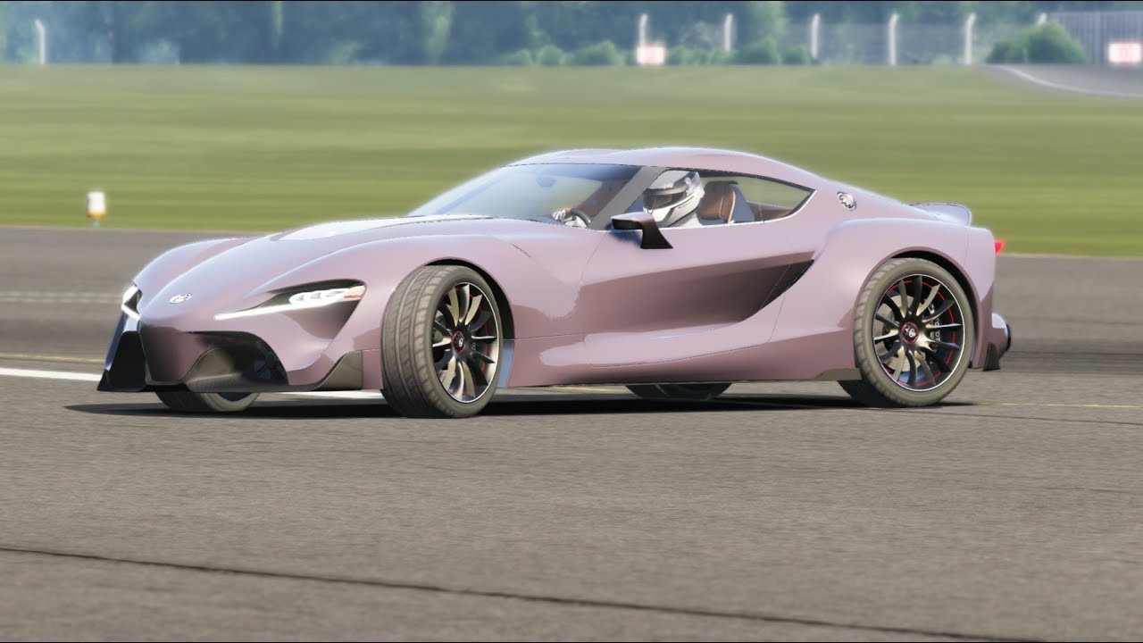 Toyota FT-1 Concept Car at Top Gear Testing - YouTube