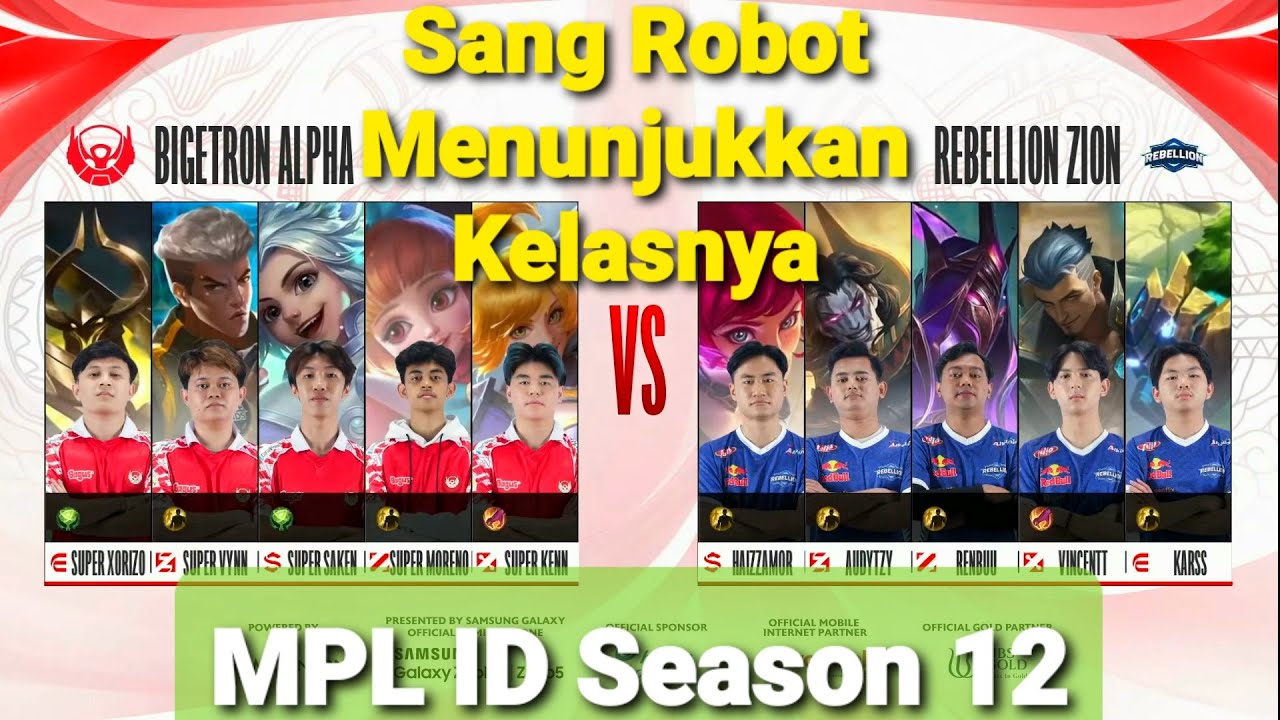 BTR VS RBL MPL ID S12 !! Sang Robot Menunjukkan Kelasnya !! - YouTube