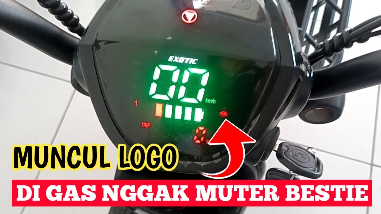 SEPEDA LISTRIK EXOTIC TIDAK BISA DI GAS !! MUNCUL LOGO ("M") | SEPEDA ...