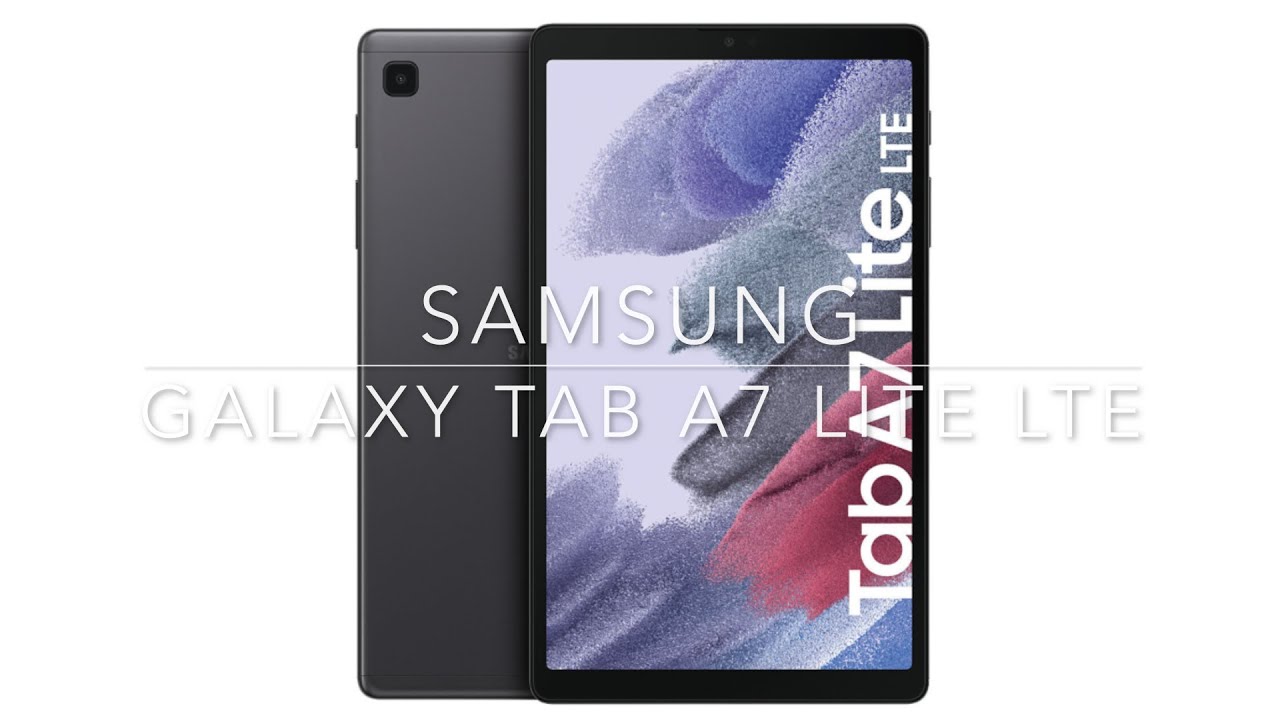 Samsung Galaxy Tab A7 Lite LTE - Unboxing - YouTube