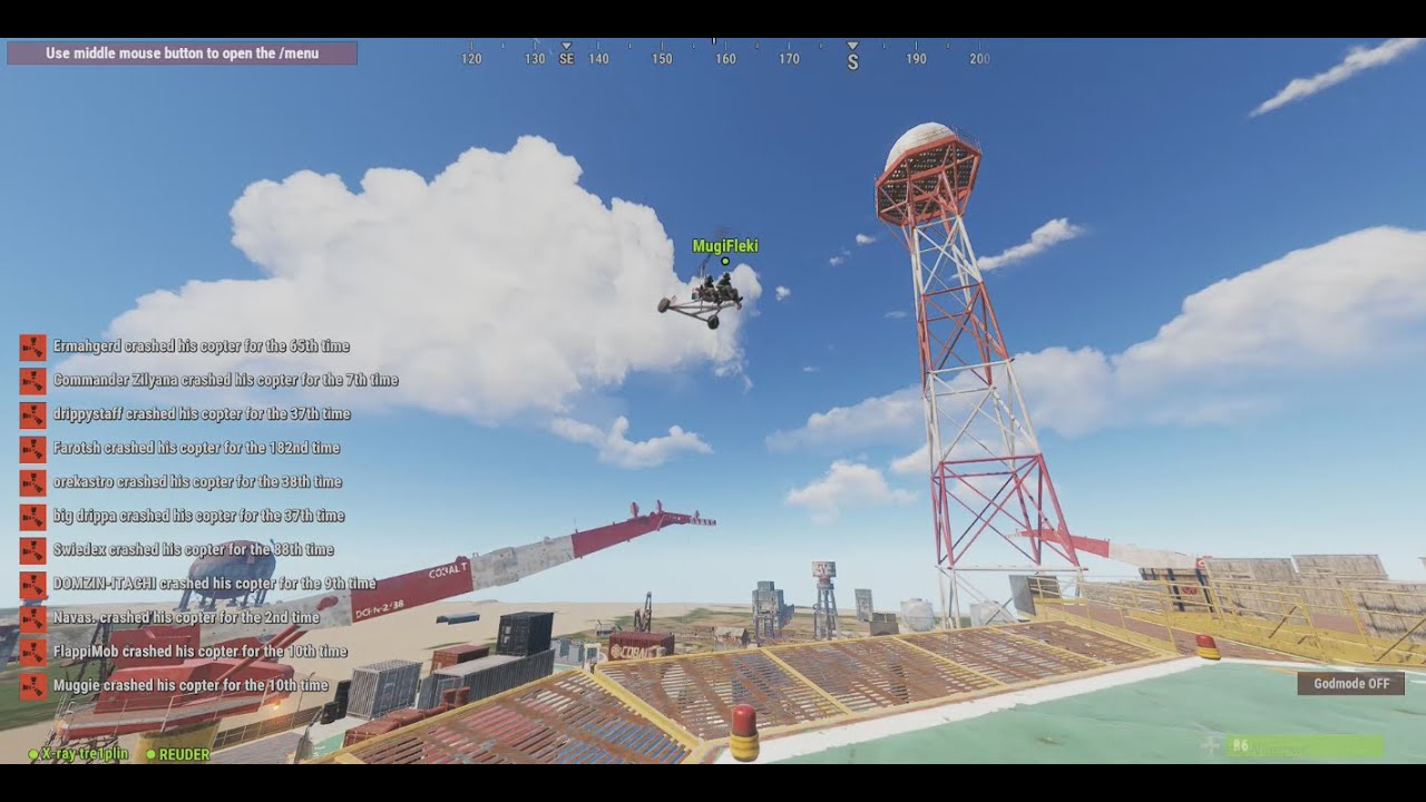 Rust Minicopter training servers in a nutshell - YouTube