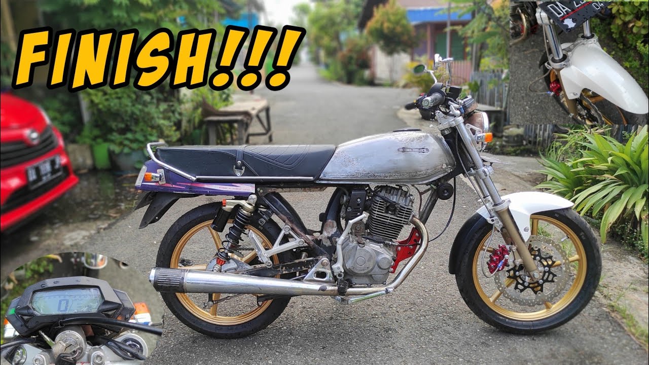 Modifikasi Honda GL PRO DARI NOL part 4 || kelistrikan megapro pakai ...