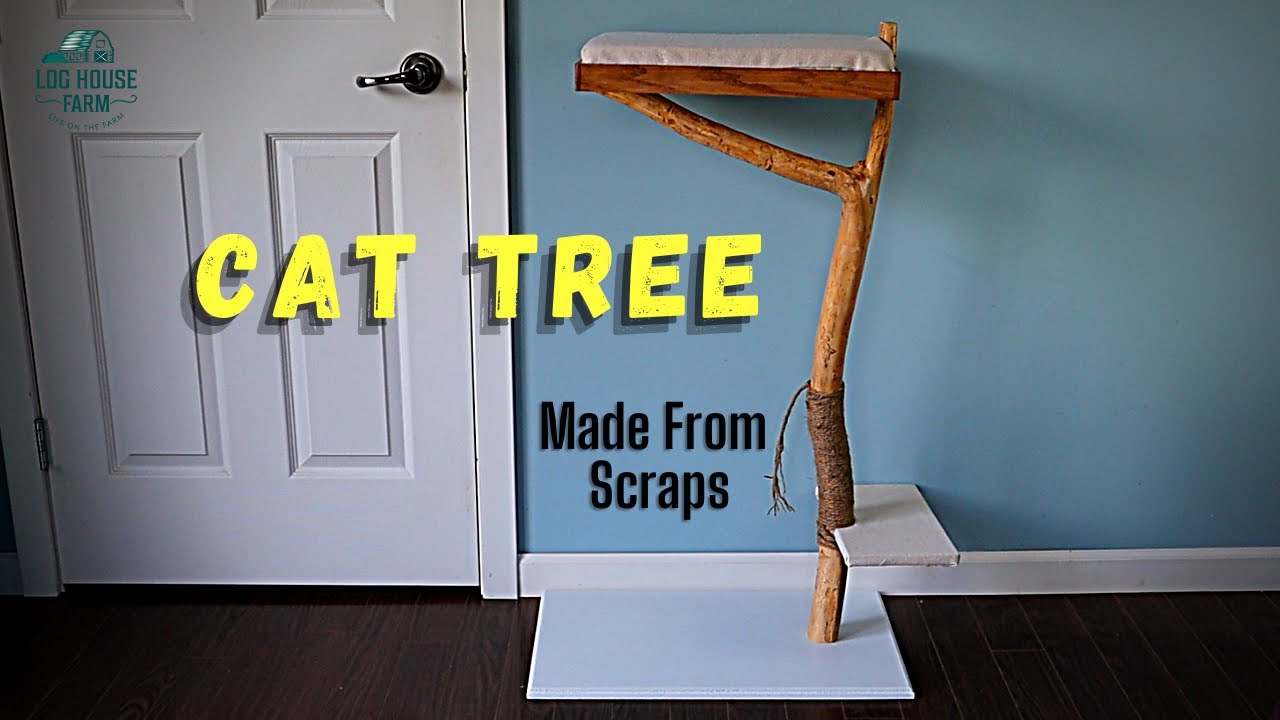How to Build a DIY Cat Tree - YouTube