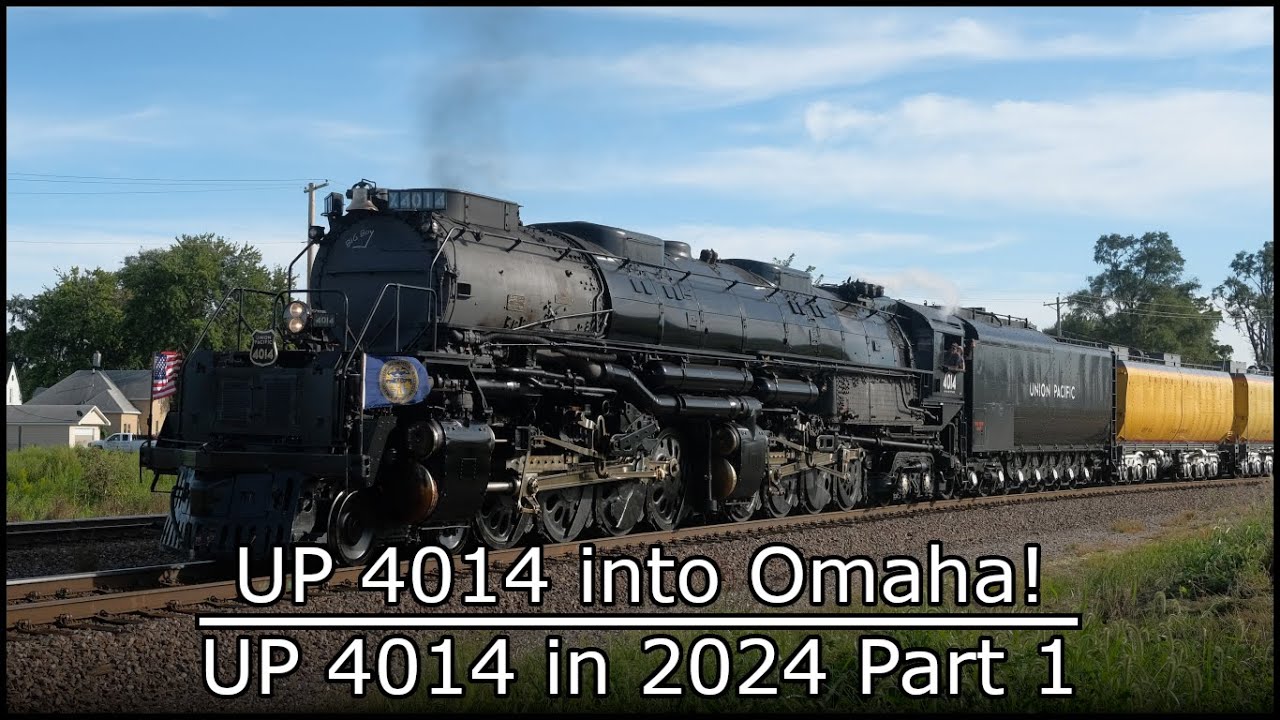 UP 4014 into Omaha! | 4014 in 2024 Part 1 - YouTube