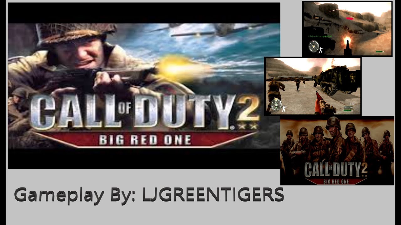 PS2 -BLIND- Call of Duty 2: Big Red One Part 2 Baptism By Fire - YouTube