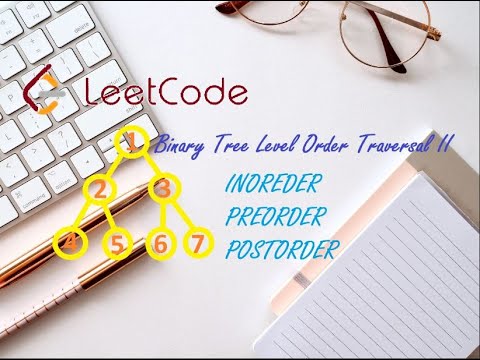 Inorder, Preorder, Postorder Binary Tree Level Order Traversal II Leetcode July challenge - YouTube