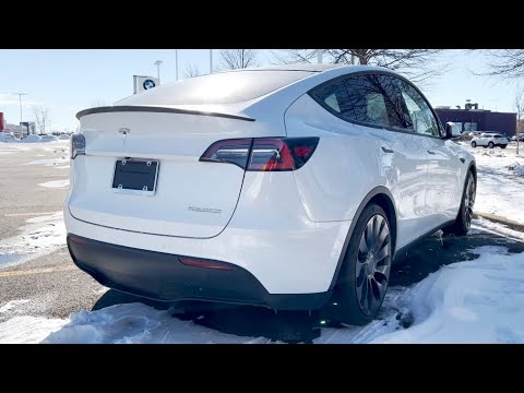 2022 Tesla Model Y Performance White Metallic 480HP | In-Depth Visual ...