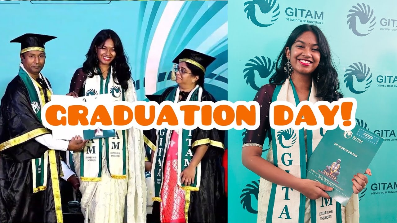 Finally graduATEd!| Gitam Convocation | OK DUDE |#gitam#graduation# ...