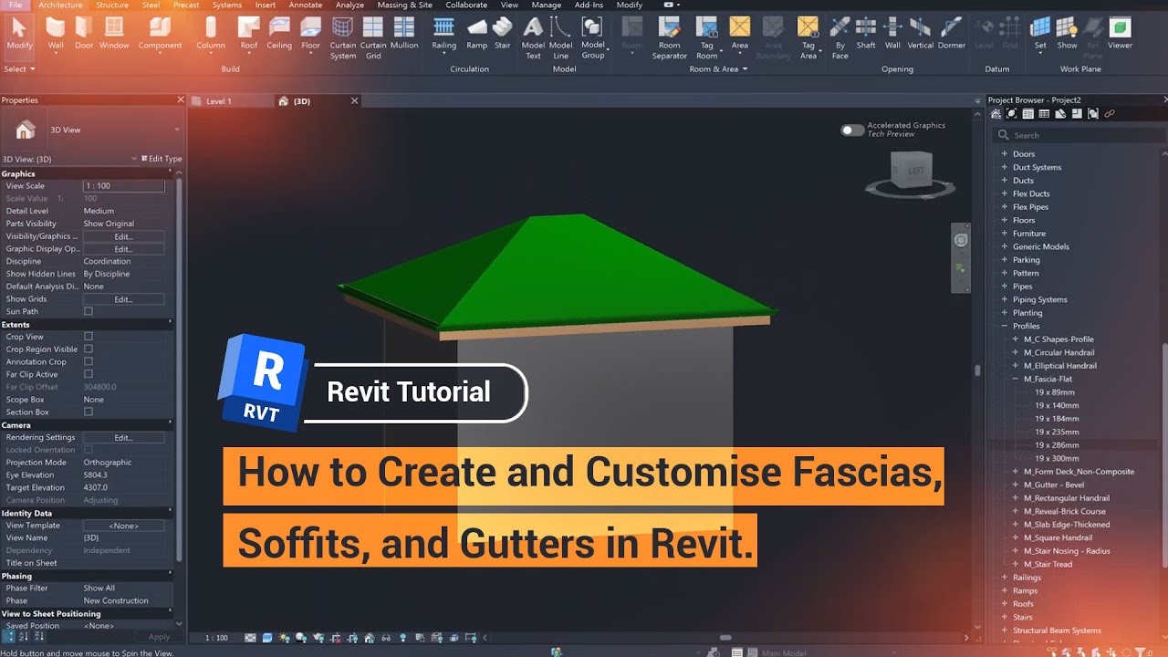 How to Create and Customise Fascias, Soffits, and Gutters in Revit ...