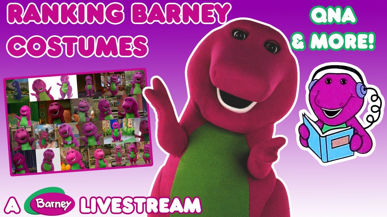 Ranking Barney Costumes Live! with BarneyMillennium! - YouTube