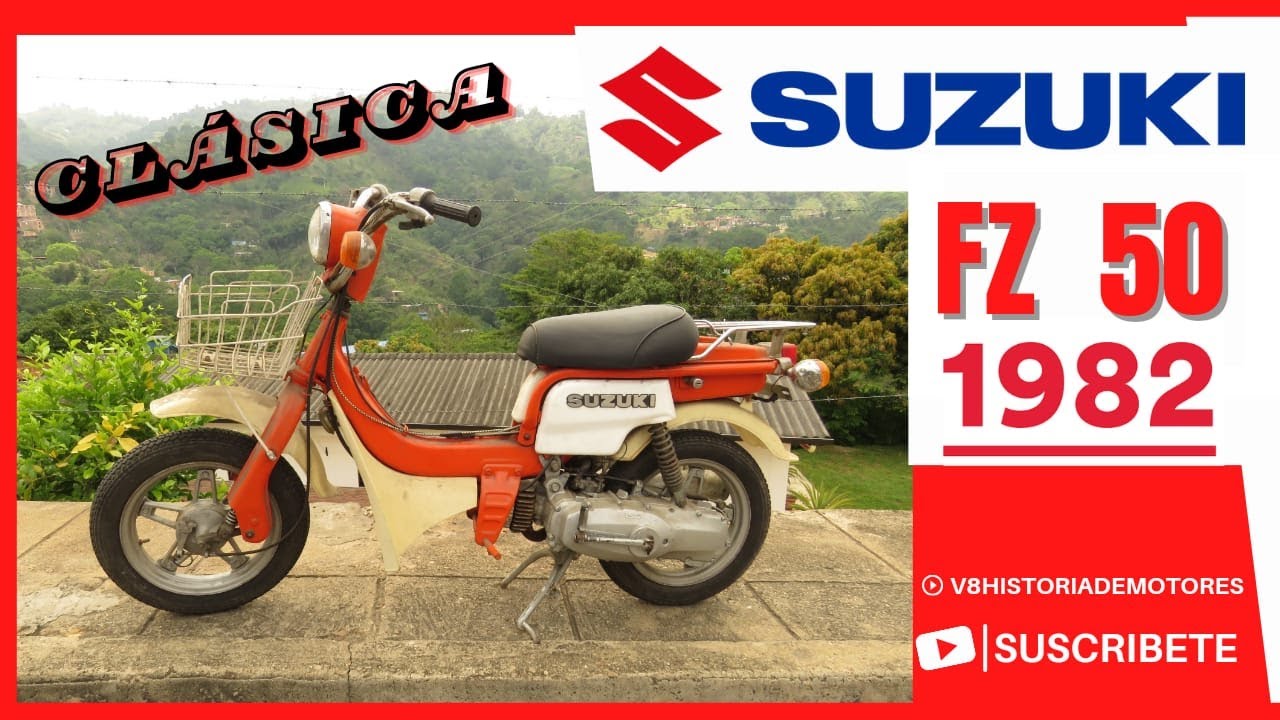 🔴CLASICA FZ 50 SUZUKI 1982/Ficha tecnica/ Descripción general # ...