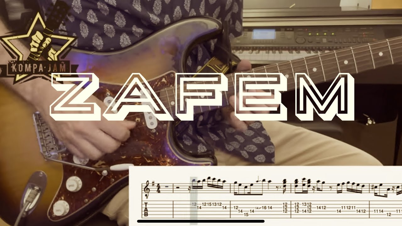 ZAFEM LALIN AK SOLÈY GUITAR SECTION WITH TABS KOMPA⭐️JAM - YouTube
