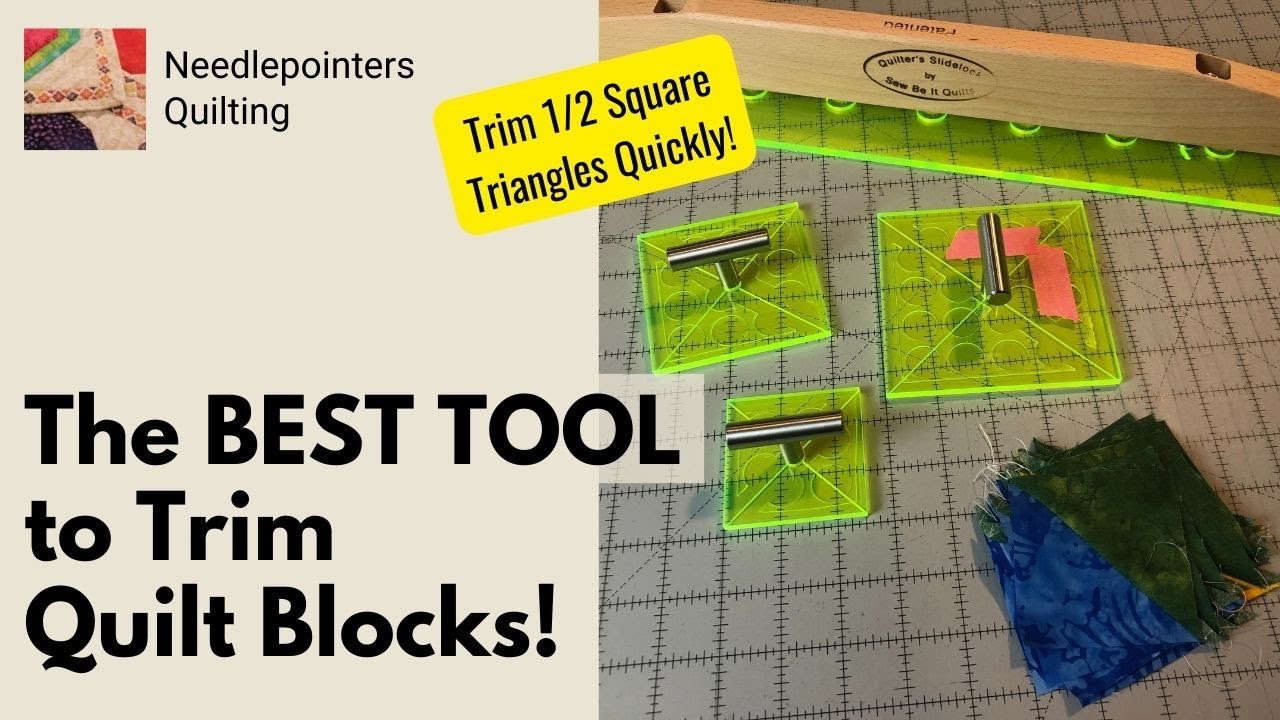 Trim-Lock Quilt Block Trimming Tool Demonstration & Review - YouTube