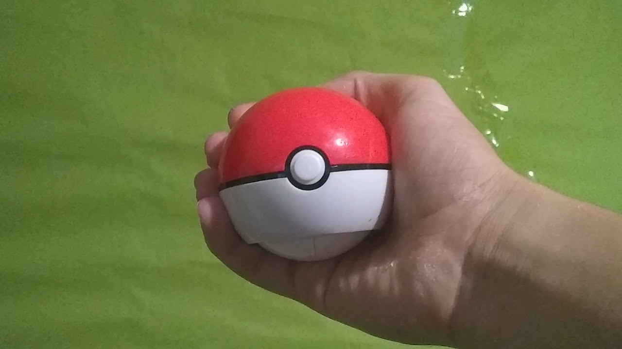 Pokeball in real life green screen free to use. - YouTube