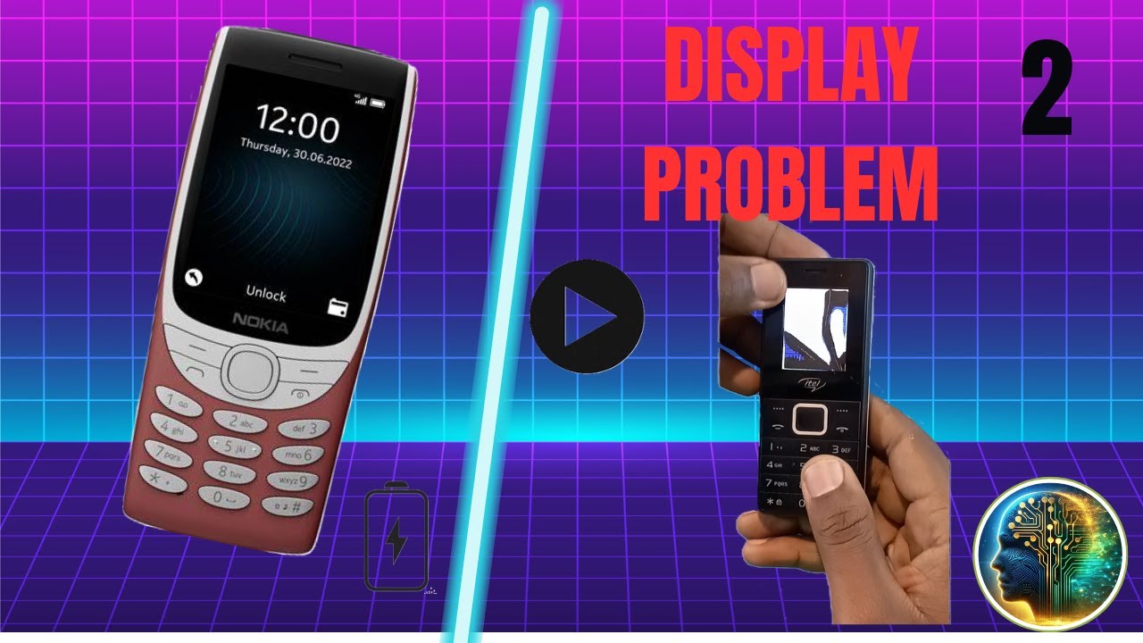 FIX DISPLAY PROBLEM ON KEYPAD PHONE/Easy repairs (basic phone repaira ...