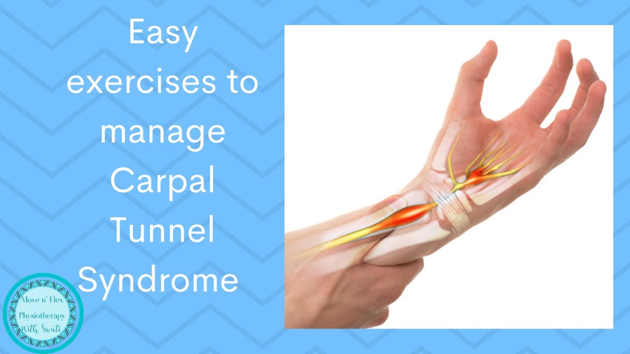 Easy exercises to manage Carpal Tunnel Syndrome (wrist pain) - YouTube