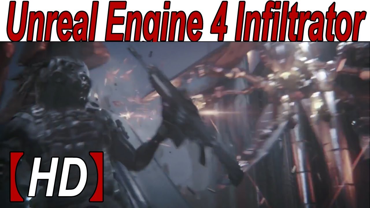 Unreal Engine 4 Infiltrator Tech Demo 1080p HD GDC 2013【HD】 - YouTube
