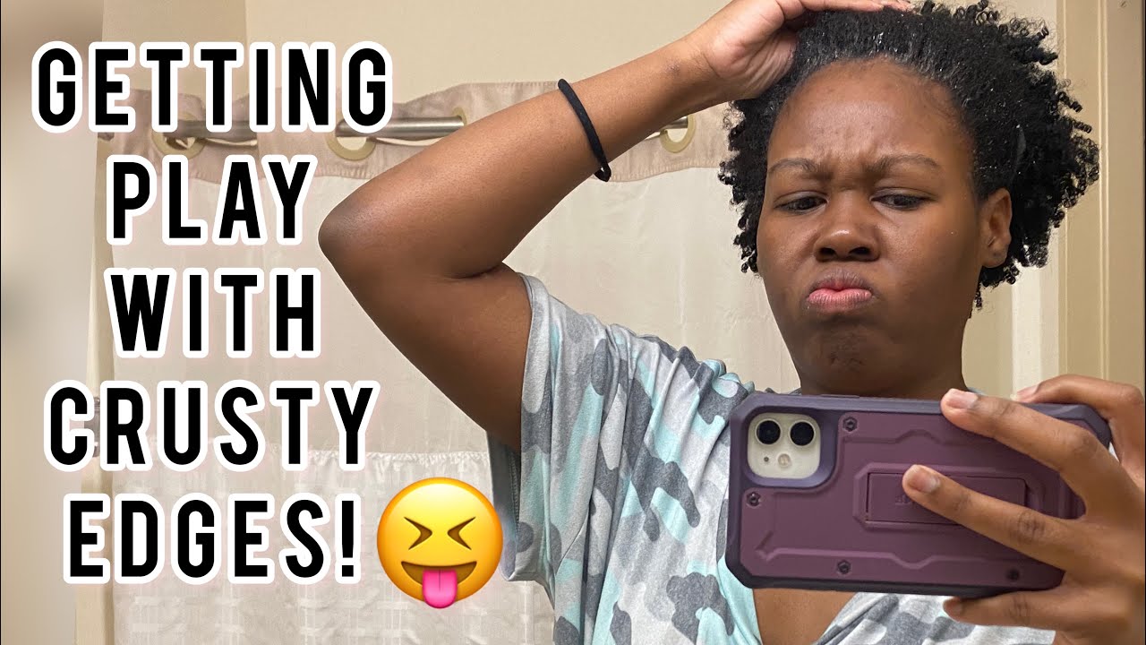 The Attack Of Crusty Edges | Natural Hair Wash Day Stuggles - YouTube