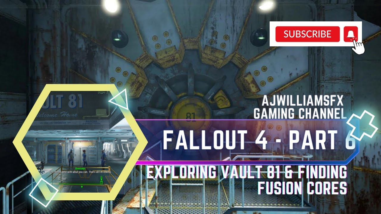 Fallout 4 - Part 6 - Exploring Vault 81 and Finding Power Cores, what’s ...