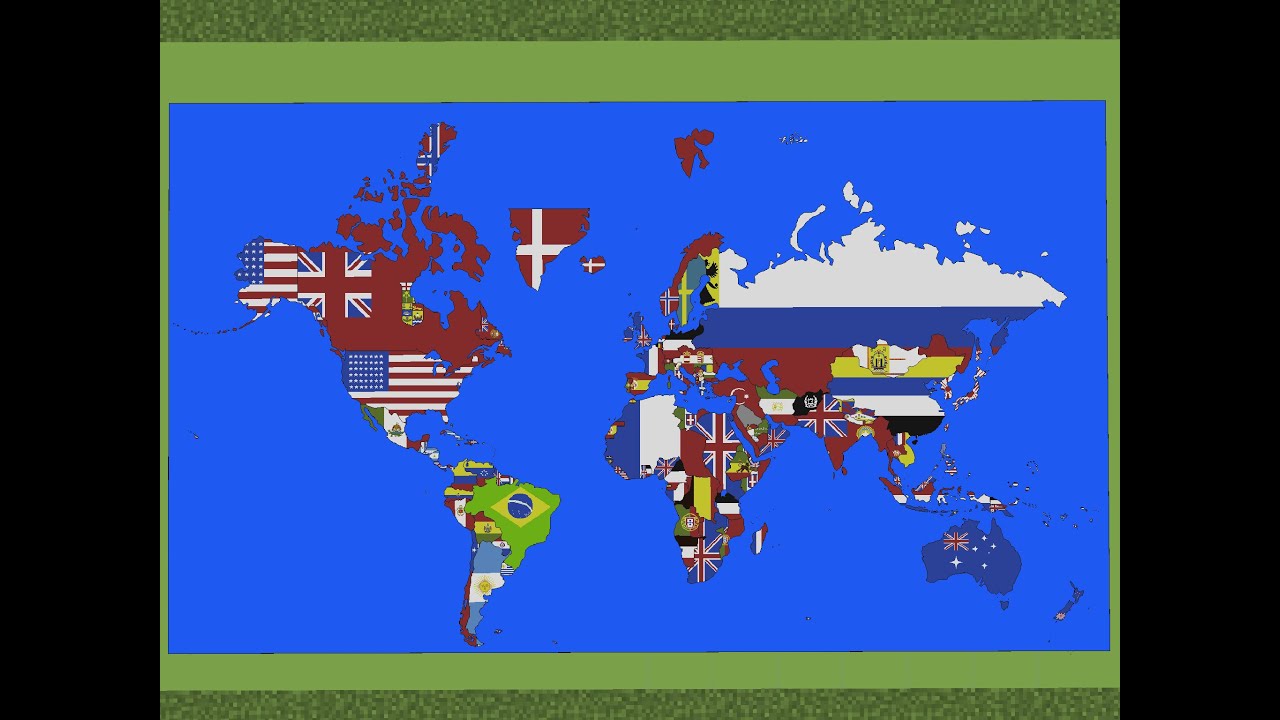 Complete 1914 World Map Showcase!! - YouTube