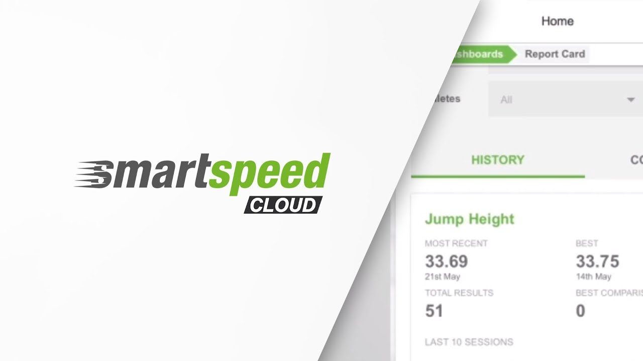 SMARTSPEED Cloud | Athlete Report Card Dashboard - YouTube