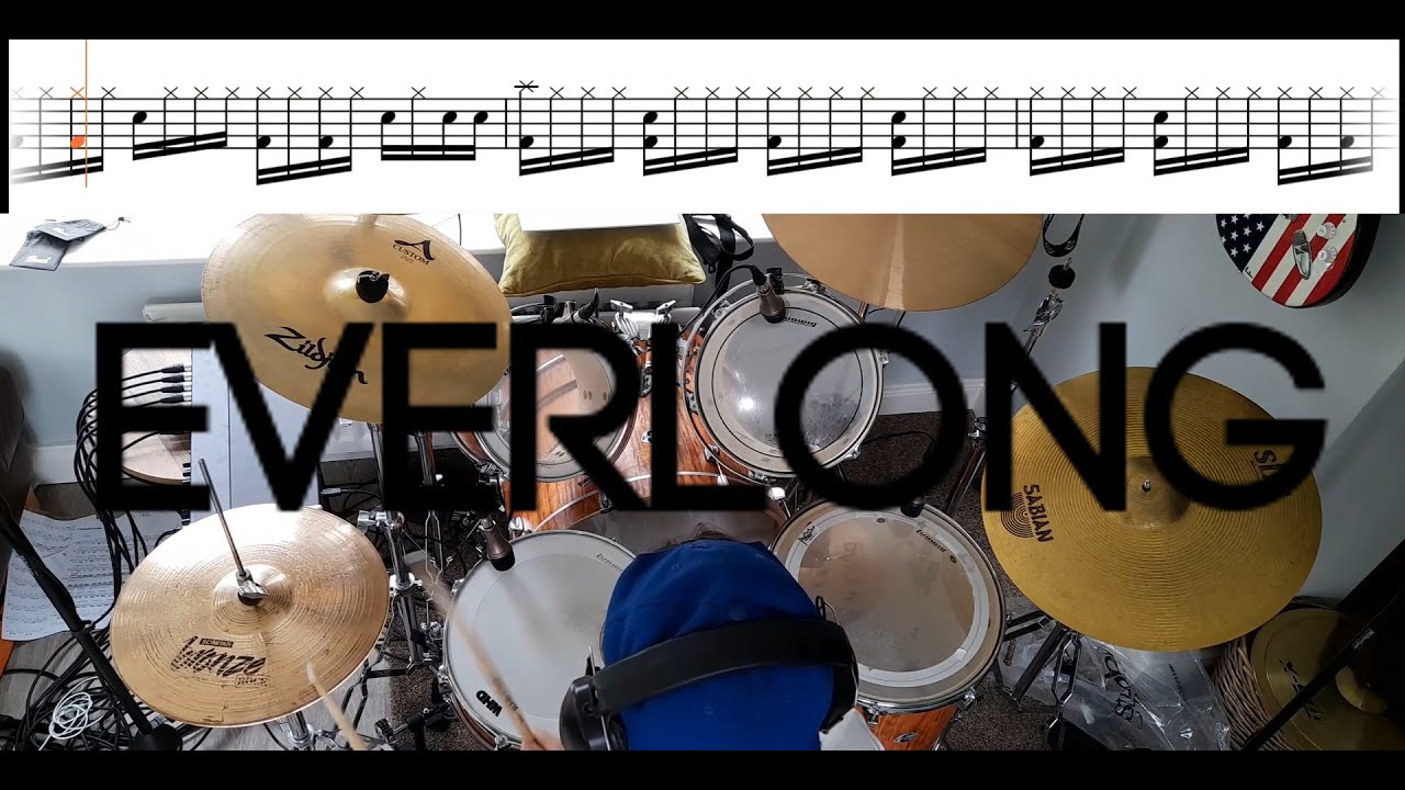 Foo Fighters - Everlong - Drum Cover With TABS - YouTube