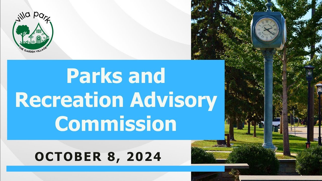 2024-10-08 Parks and Recreation Advisory Commission (LIVE) - YouTube