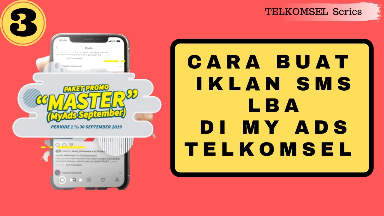 cara buat iklan sms LBA di my ads telkomsel ( 03 ) - YouTube