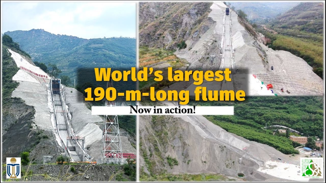 World's largest man-made flume in action! - YouTube