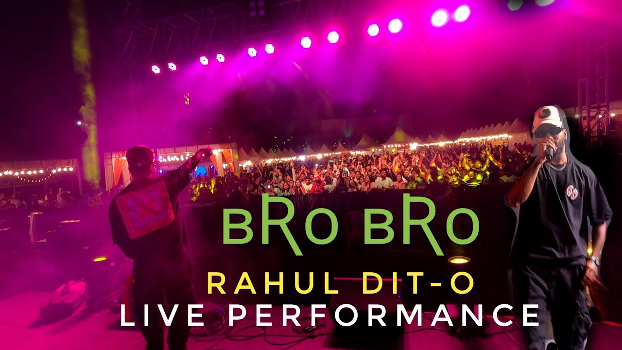 Rahul dit-o | Bro Bro | kannada rap song | live performance | kalki ...